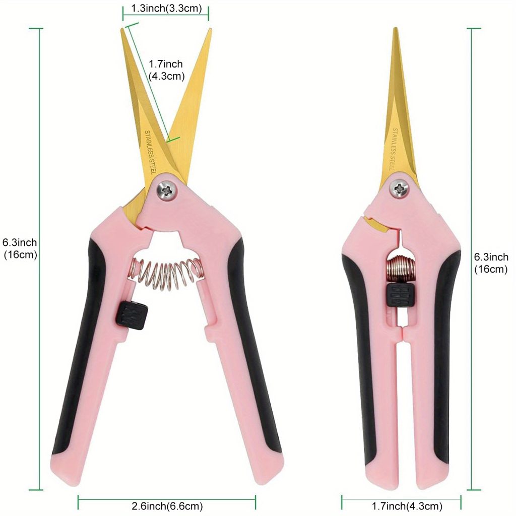 Pruning Shears – Stainless Steel Garden Clippers for Precision Cutting ...